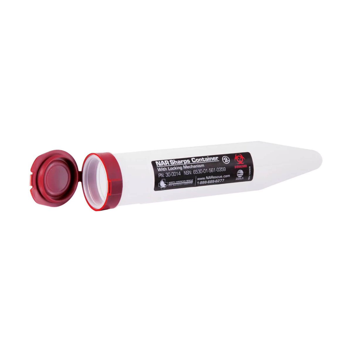 Kanülensammler NAR Sharps Shuttle, transparent
